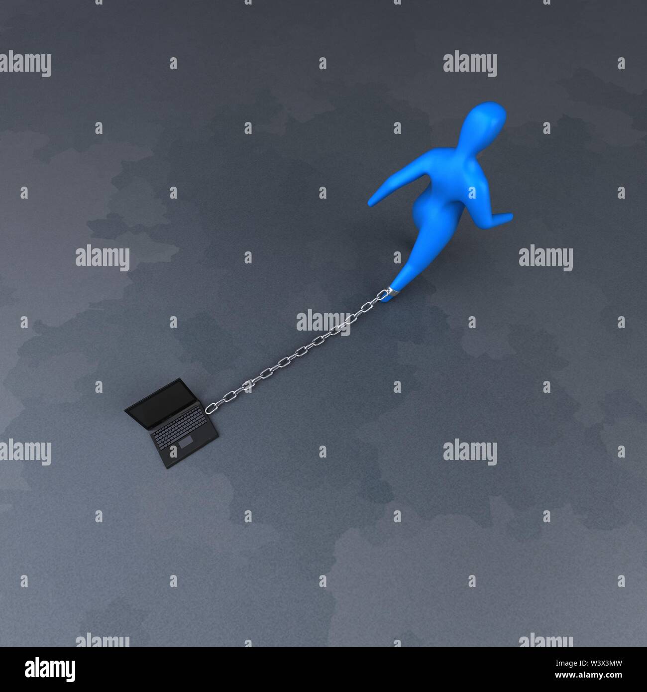 Burden symbol - 3D Illustration Stock Photo - Alamy