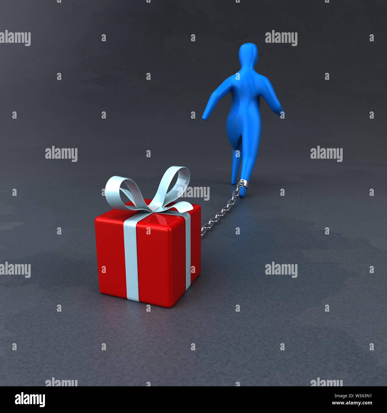 Burden symbol - 3D Illustration Stock Photo - Alamy