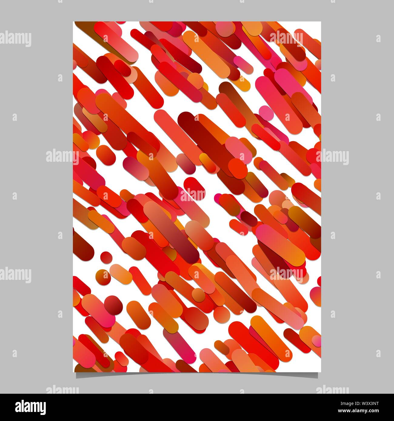 Red Trendy Abstract Gradient Diagonal Rounded Stripe Pattern Card Background Template Graphics