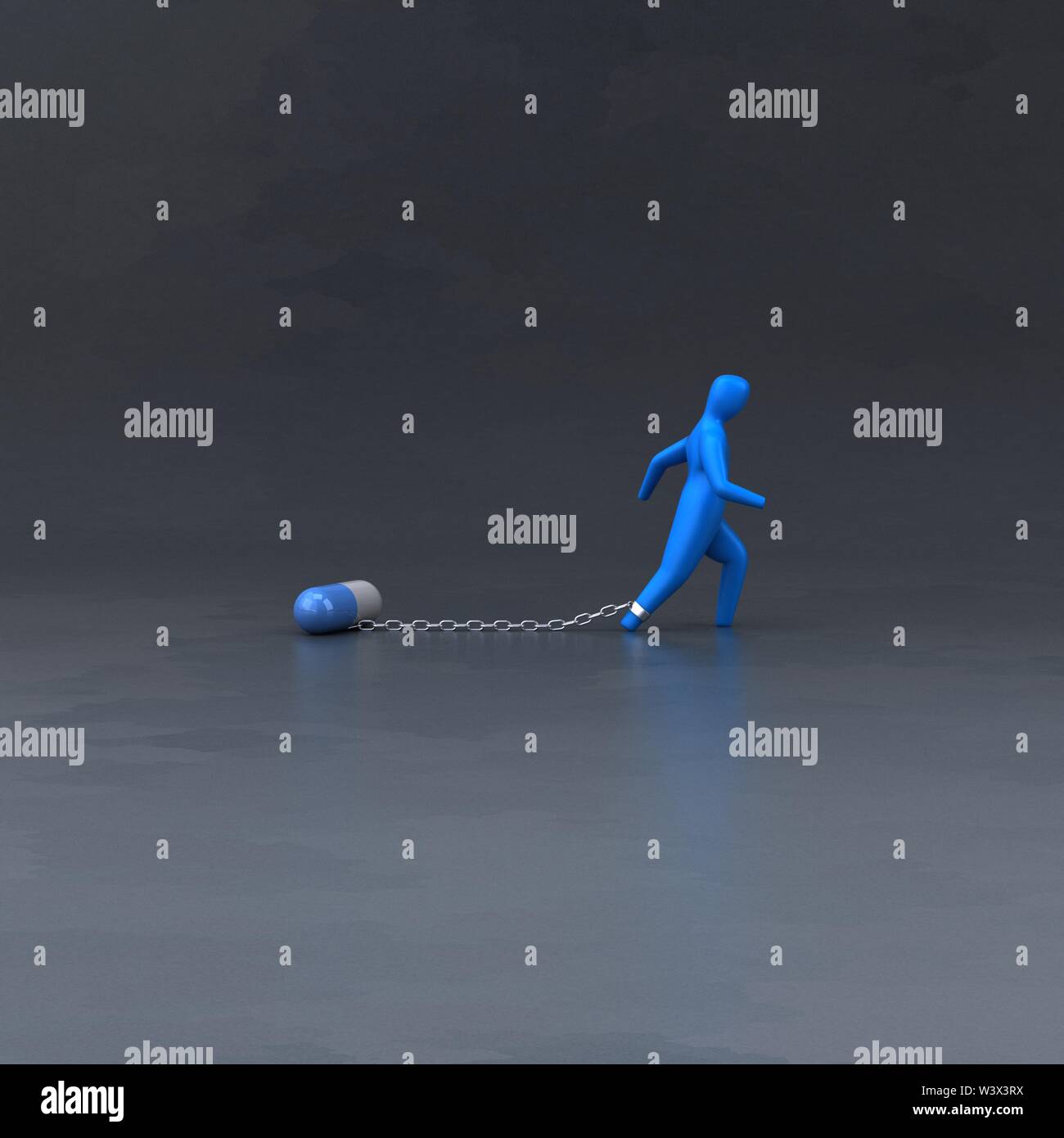 Burden symbol - 3D Illustration Stock Photo - Alamy