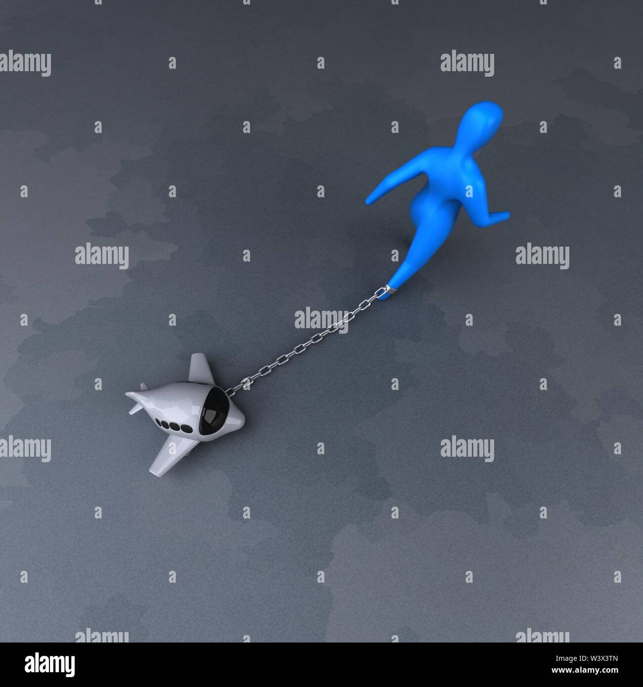 Burden symbol - 3D Illustration Stock Photo - Alamy