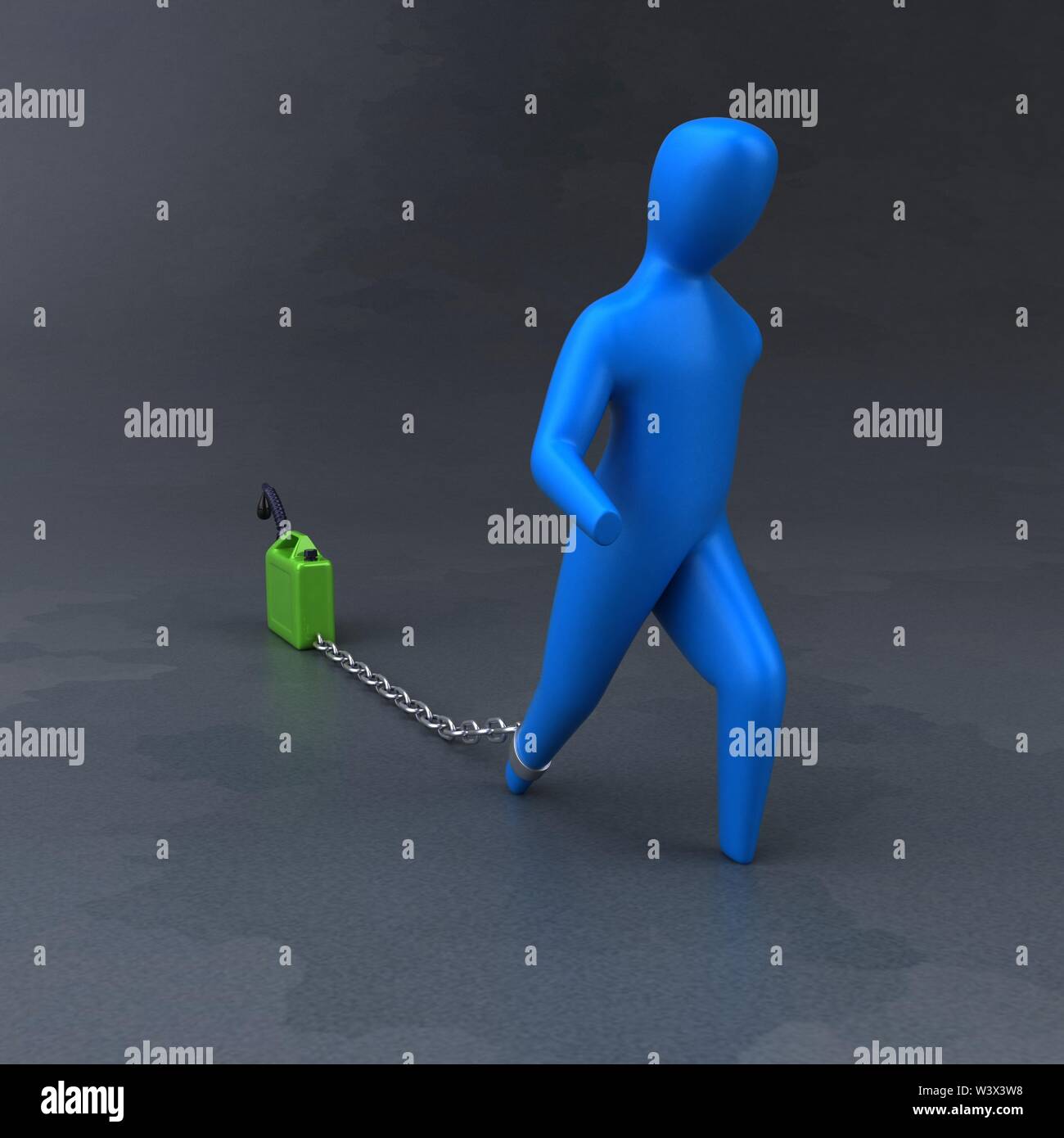 Burden symbol - 3D Illustration Stock Photo - Alamy