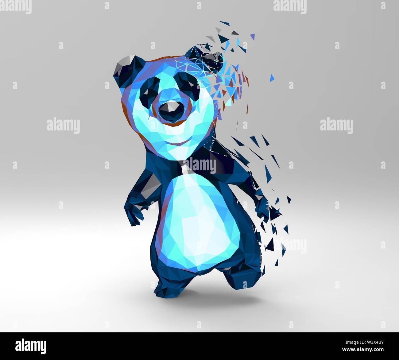 Panda low poly hi-res stock photography and images - Alamy