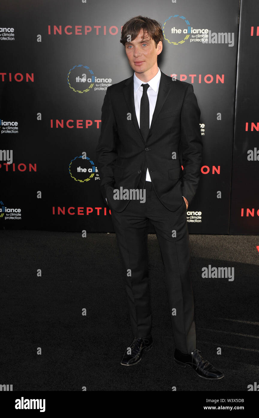 LOS ANGELES, CA. July 13, 2010: Cillian Murphy at the Los Angeles ...