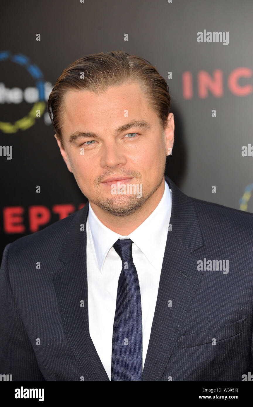 LOS ANGELES, CA. July 13, 2010: Leonardo DiCaprio at the Los Angeles ...