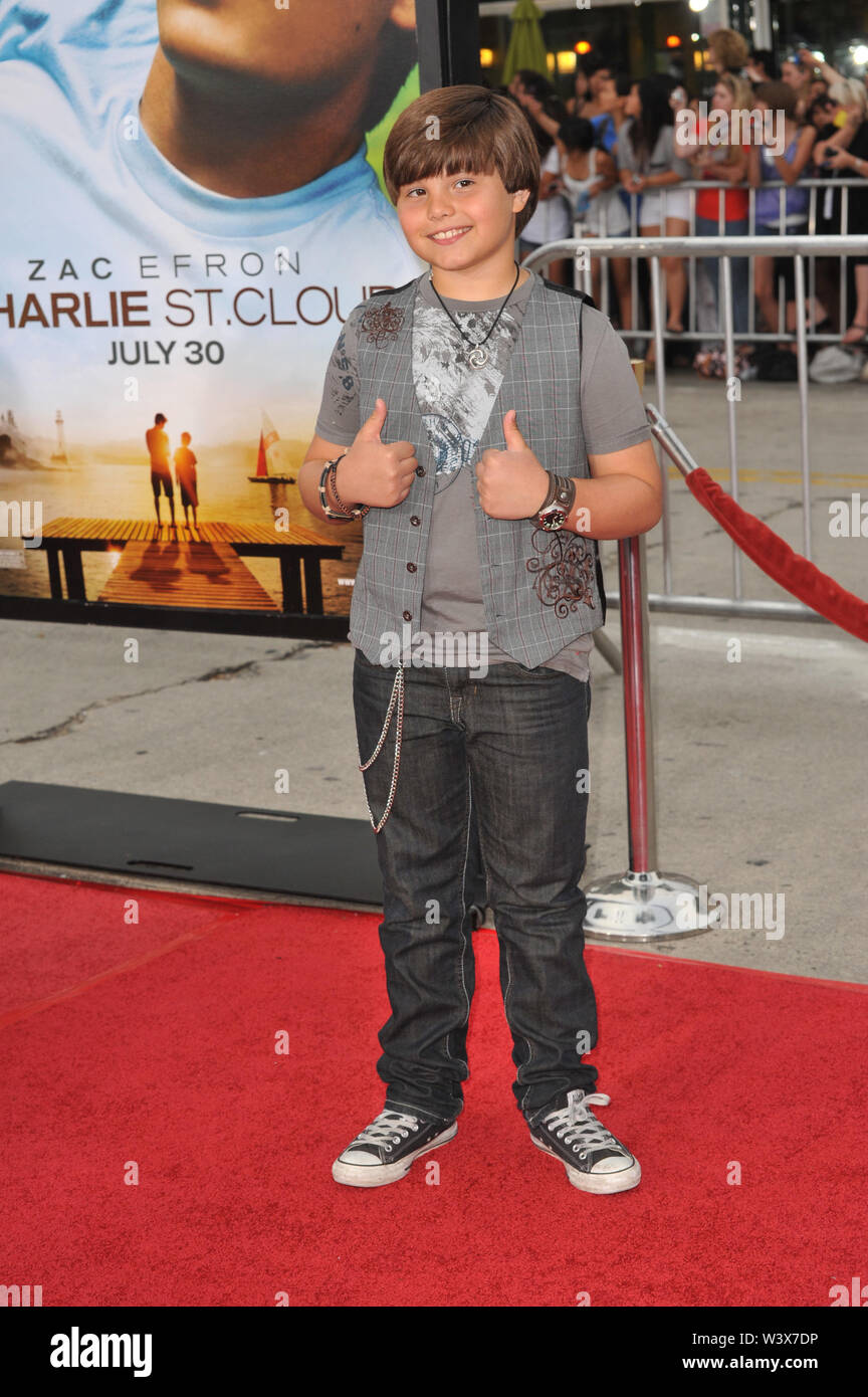LOS ANGELES, CA. July 20, 2010: Zach Callison at the world premiere of ...