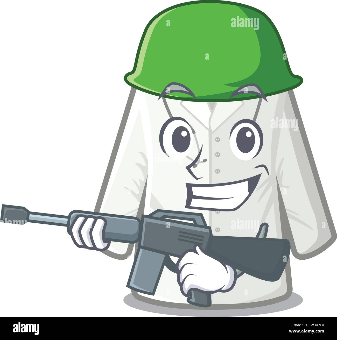 Army doctor coat in the cartoon shape Stock Vector Image & Art - Alamy