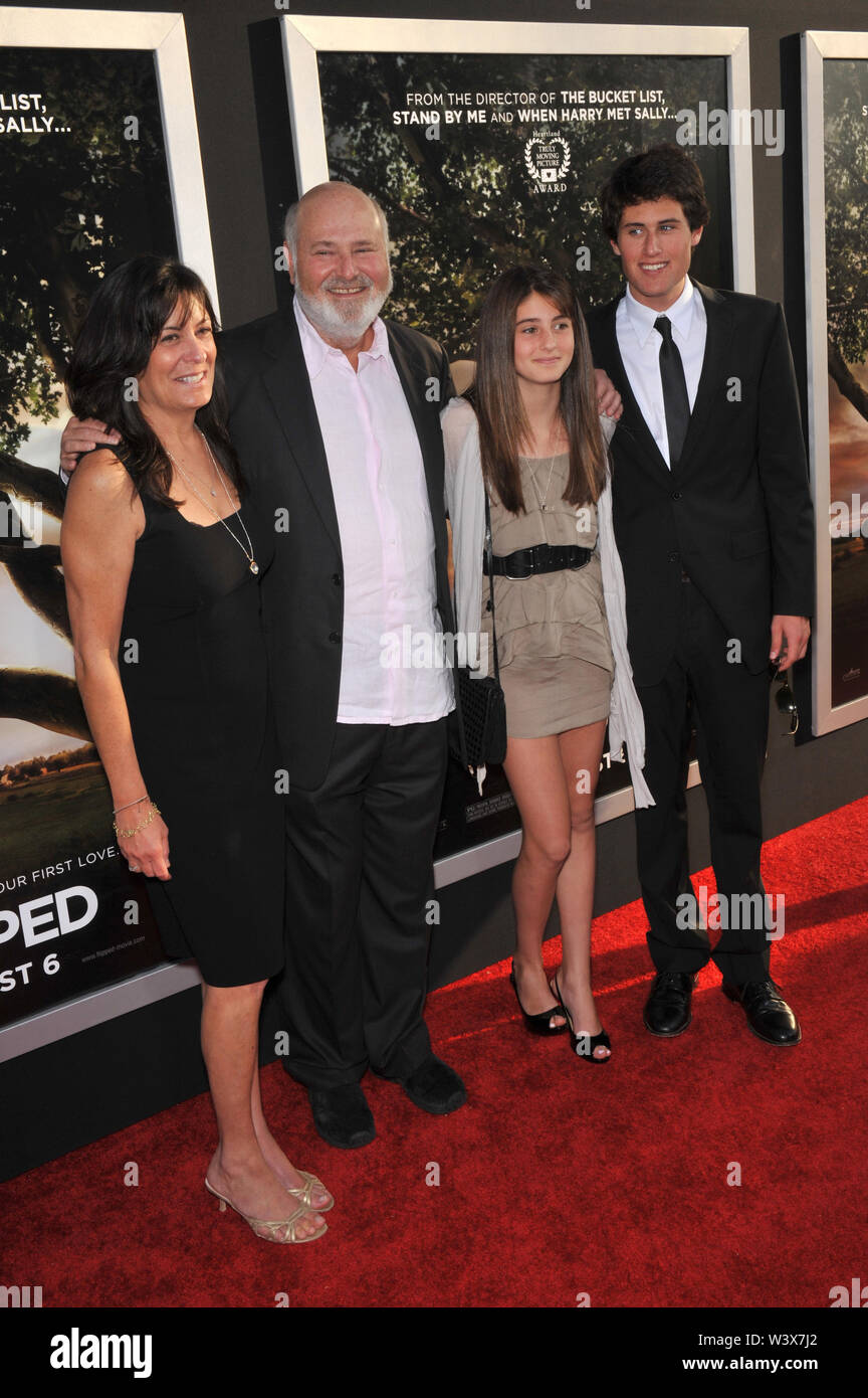 LOS ANGELES, CA. July 26, 2010: Director Rob Reiner & family at the Los ...