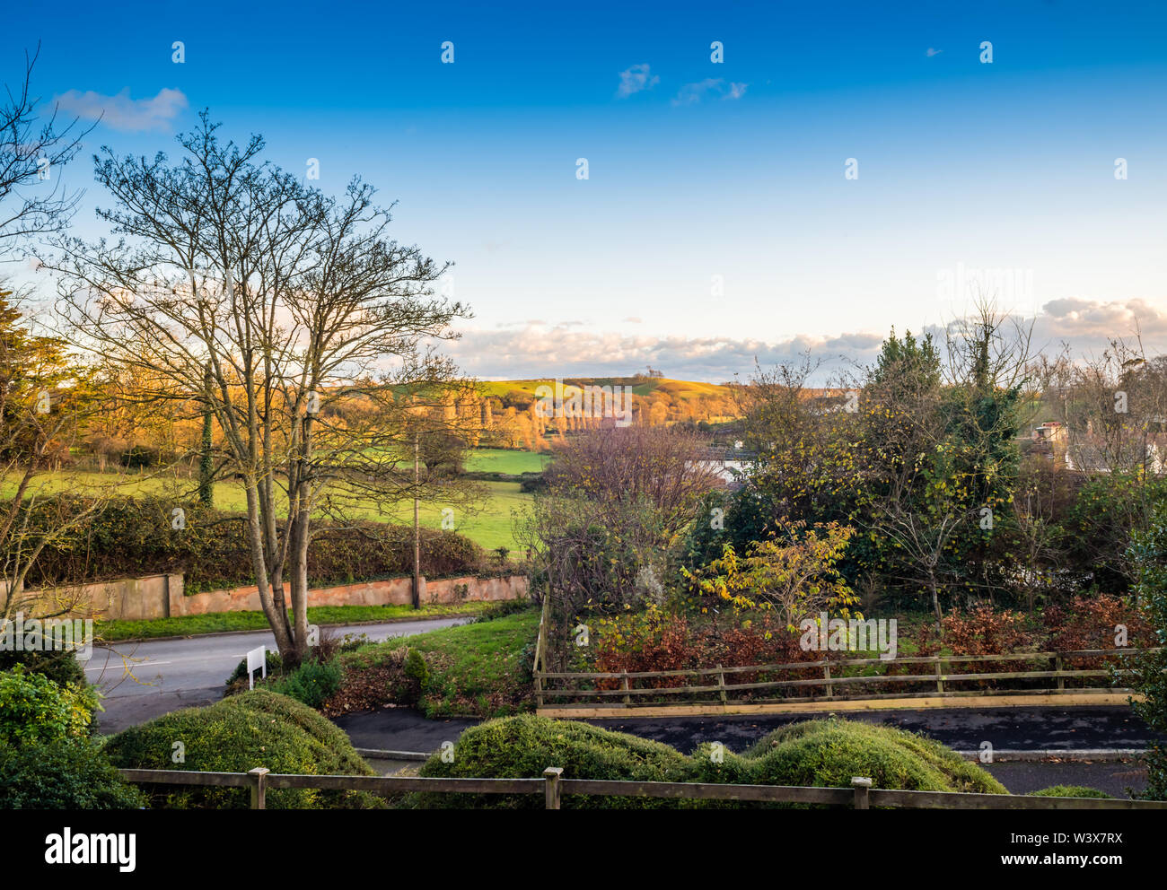 Autumn comes to the Otter Valley Stock Photo - Alamy