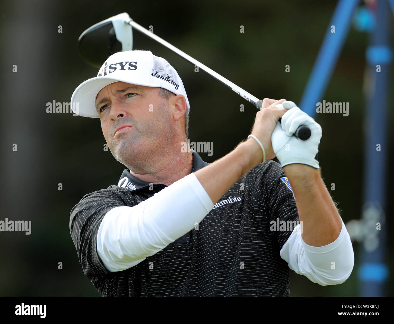 USA's Ryan Palmer during day one of The Open Championship 2019 at Royal ...