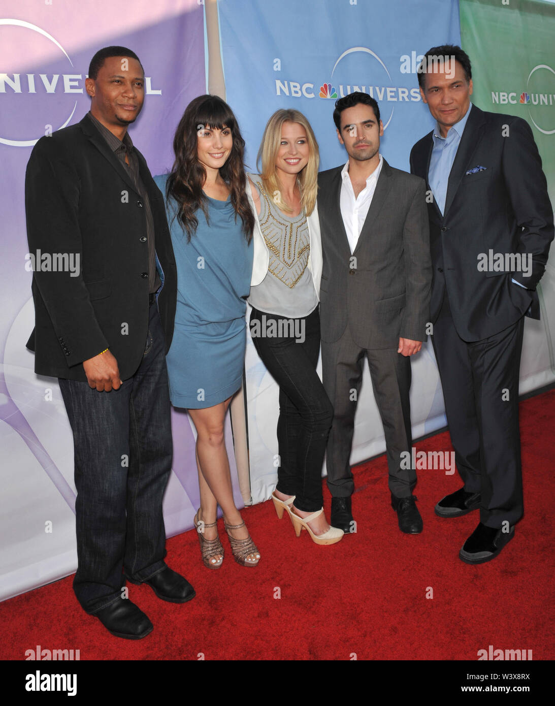 LOS ANGELES, CA. July 31, 2010: LtoR: David Ramsey, Carly Pope, Ellen ...