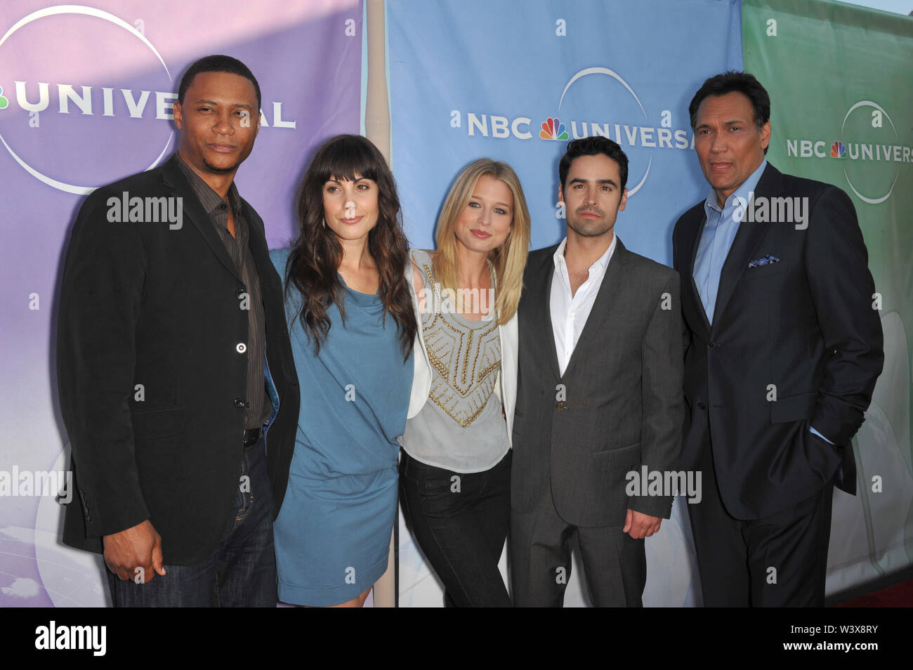LOS ANGELES, CA. July 31, 2010: LtoR: David Ramsey, Carly Pope, Ellen ...