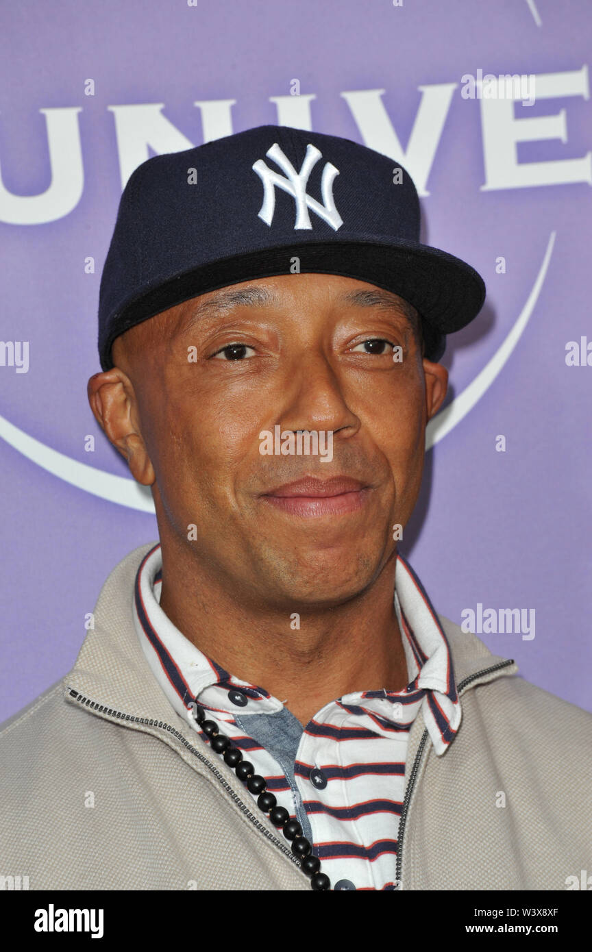 LOS ANGELES, CA. July 31, 2010: Russell Simmons at NBC Universal TV ...