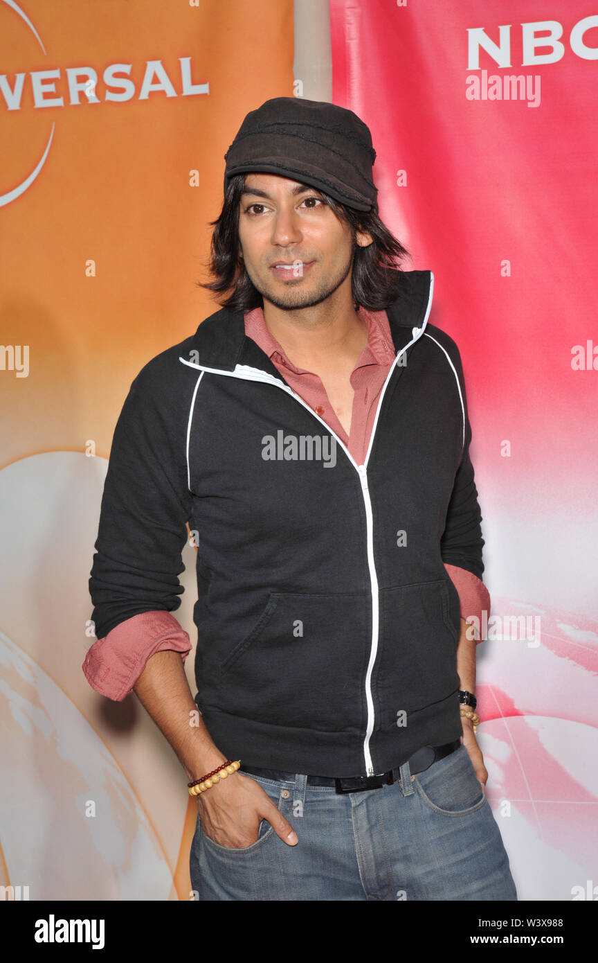 LOS ANGELES, CA. July 31, 2010: Vik Sahay - star of "Chuck" - at NBC ...