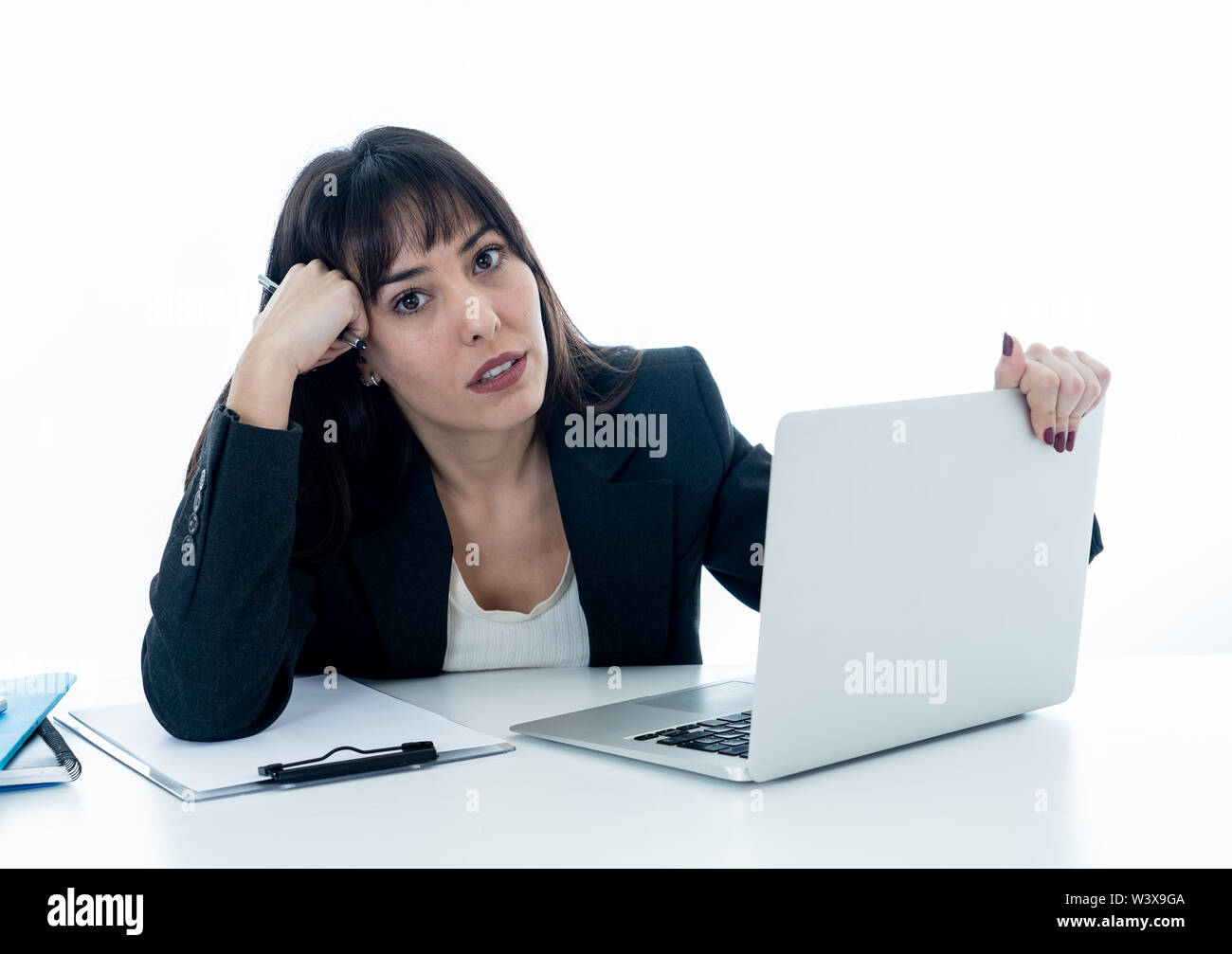 Angry businessman workaholic working hi-res stock photography and ...