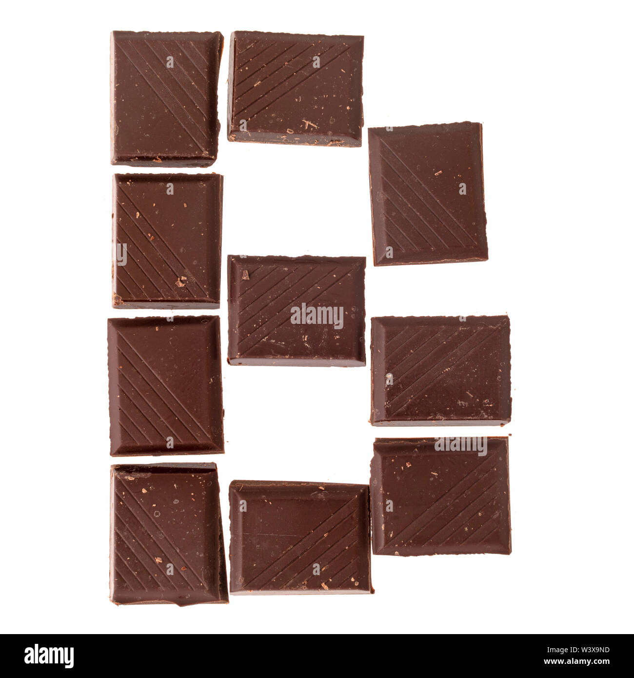 Isolate chocolate letter, alphabet Stock Photo - Alamy
