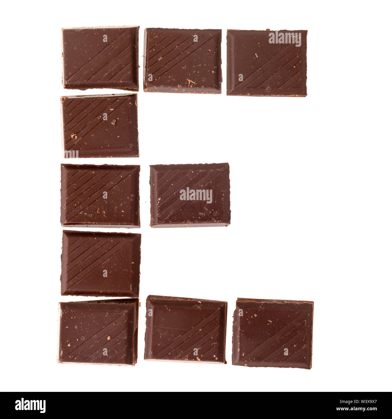 Isolate chocolate letter, alphabet Stock Photo - Alamy