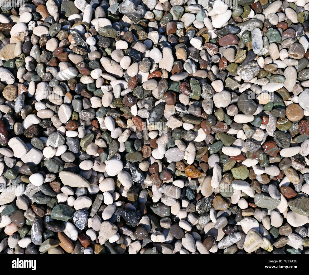 Color pebble as a background Stock Photo - Alamy