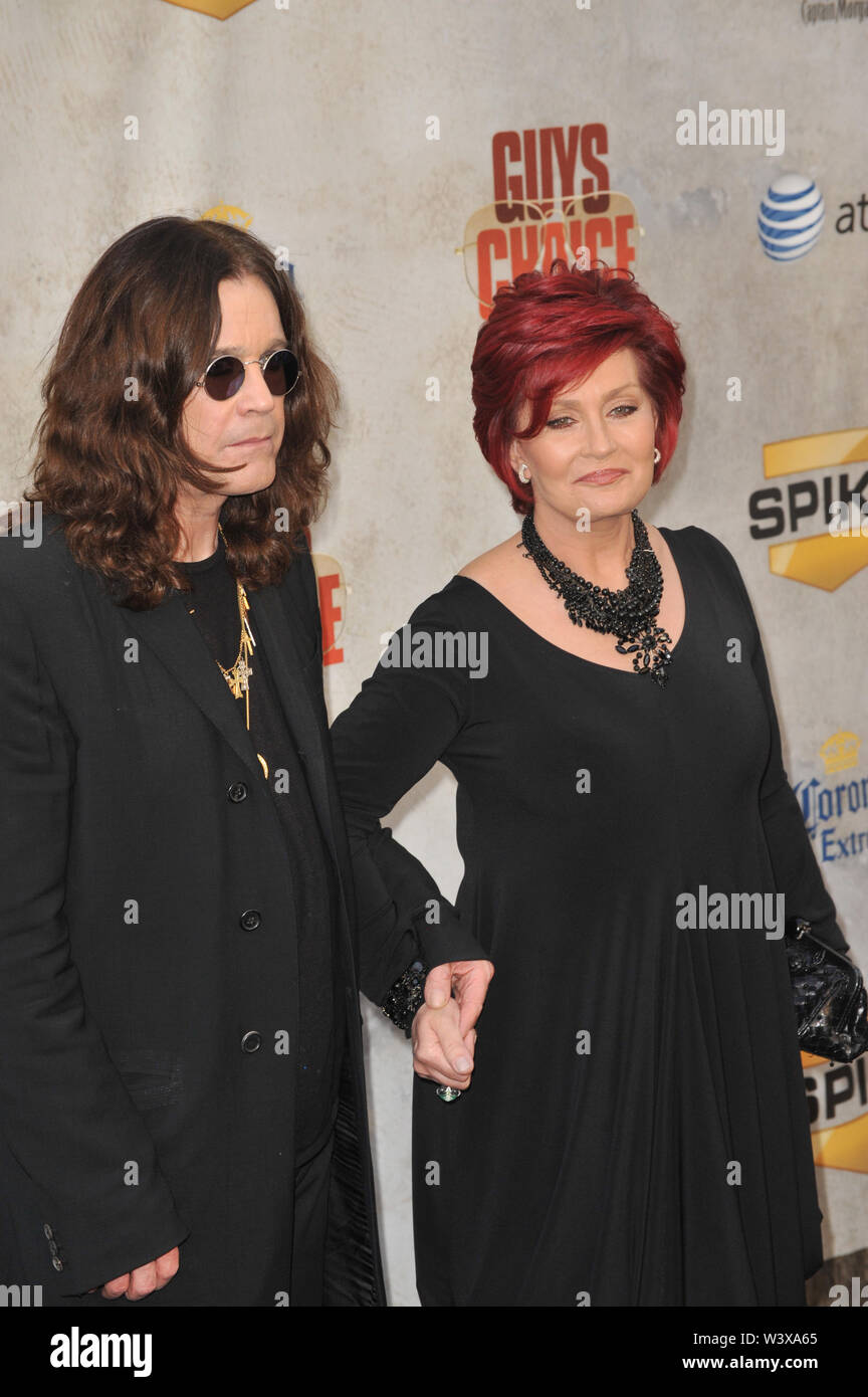 LOS ANGELES, CA. June 05, 2010: Ozzy Osbourne & wife Sharon Osbourne at ...