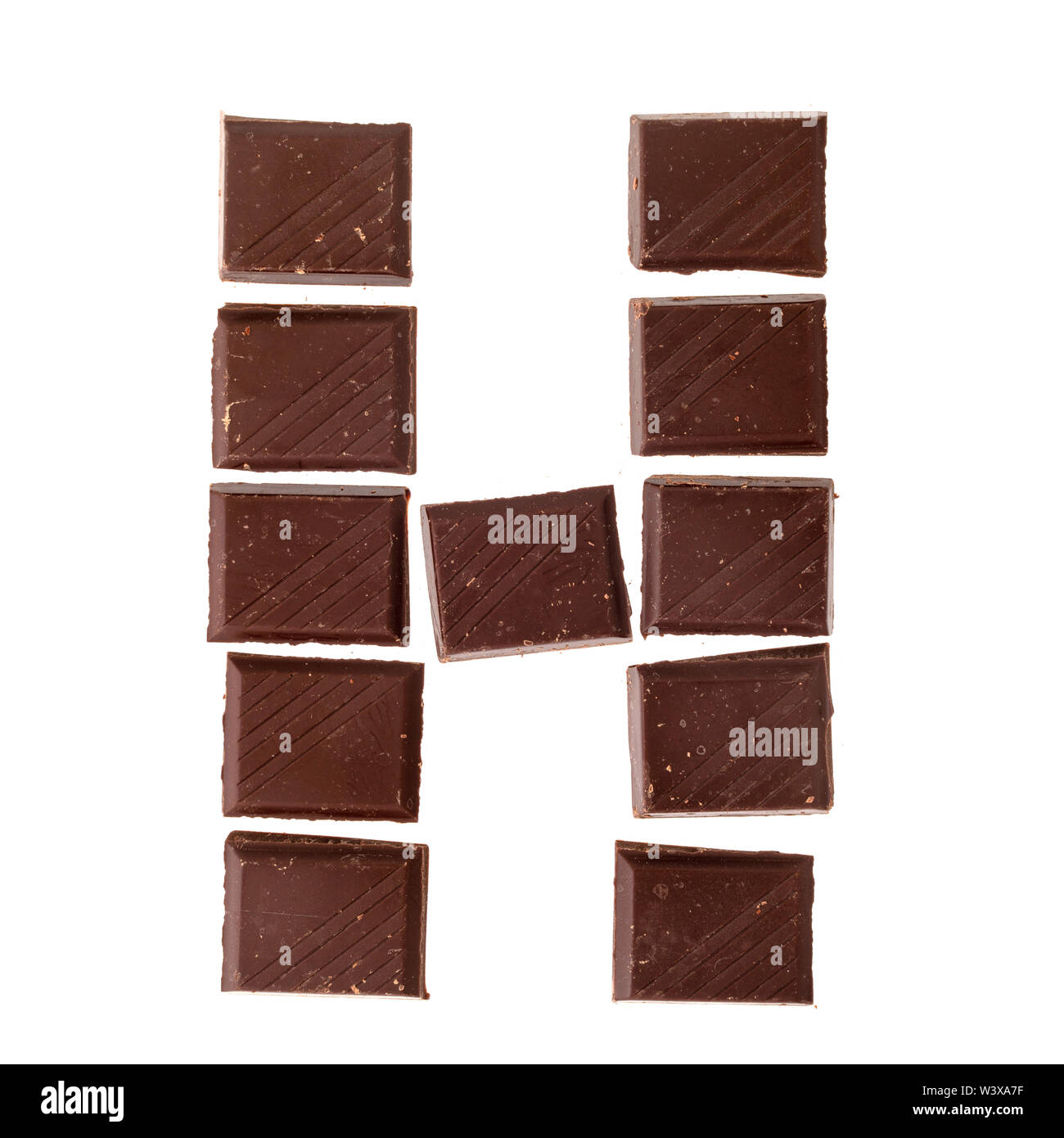 Isolate chocolate letter, alphabet Stock Photo - Alamy