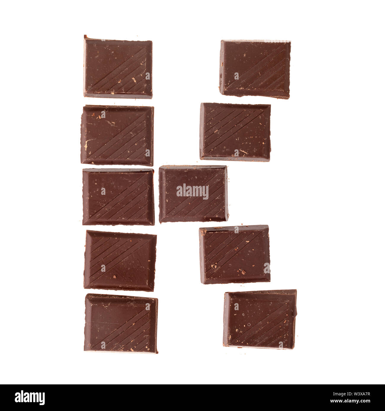 Isolate chocolate letter, alphabet Stock Photo - Alamy