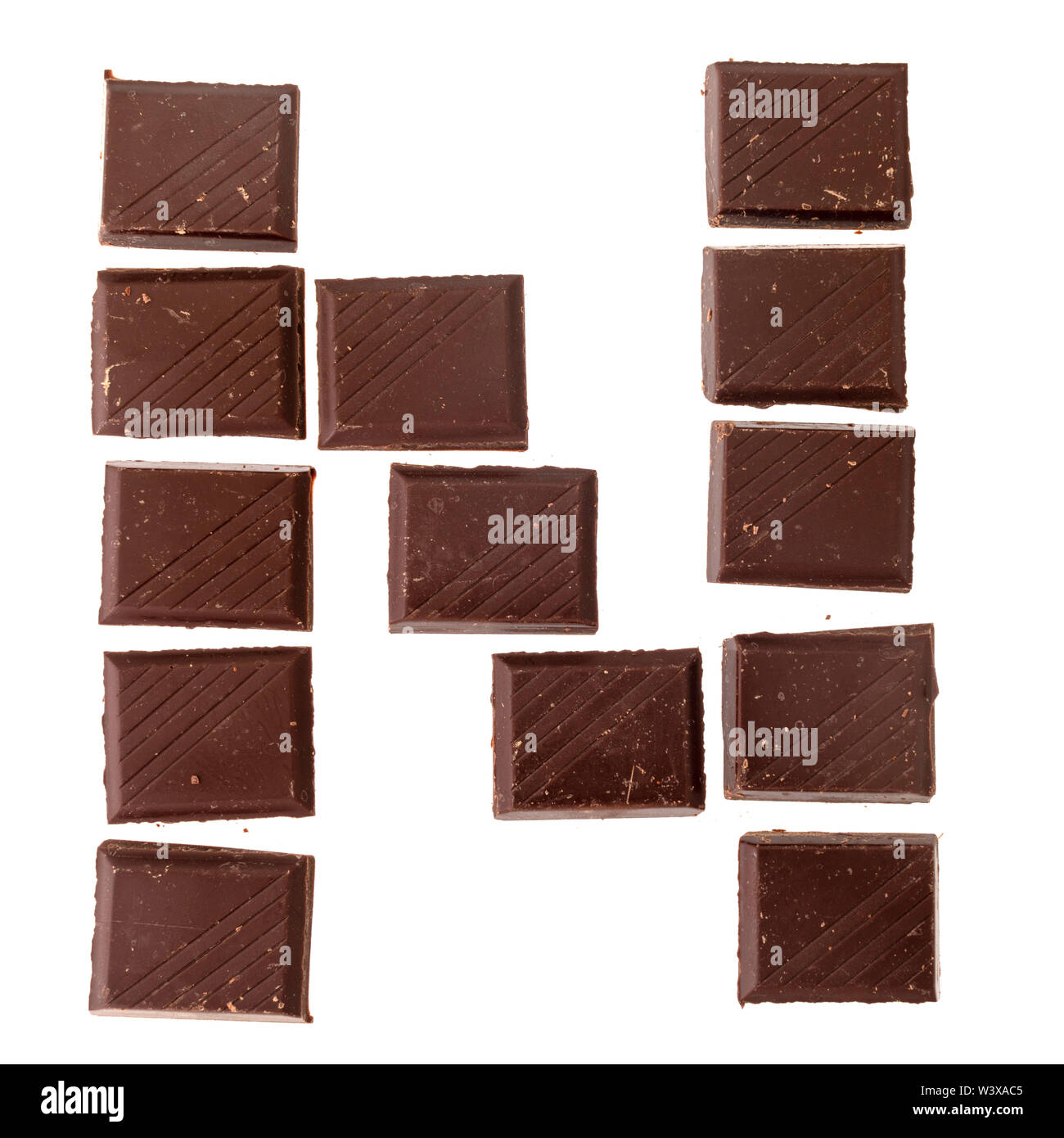 Isolate chocolate letter, alphabet Stock Photo - Alamy