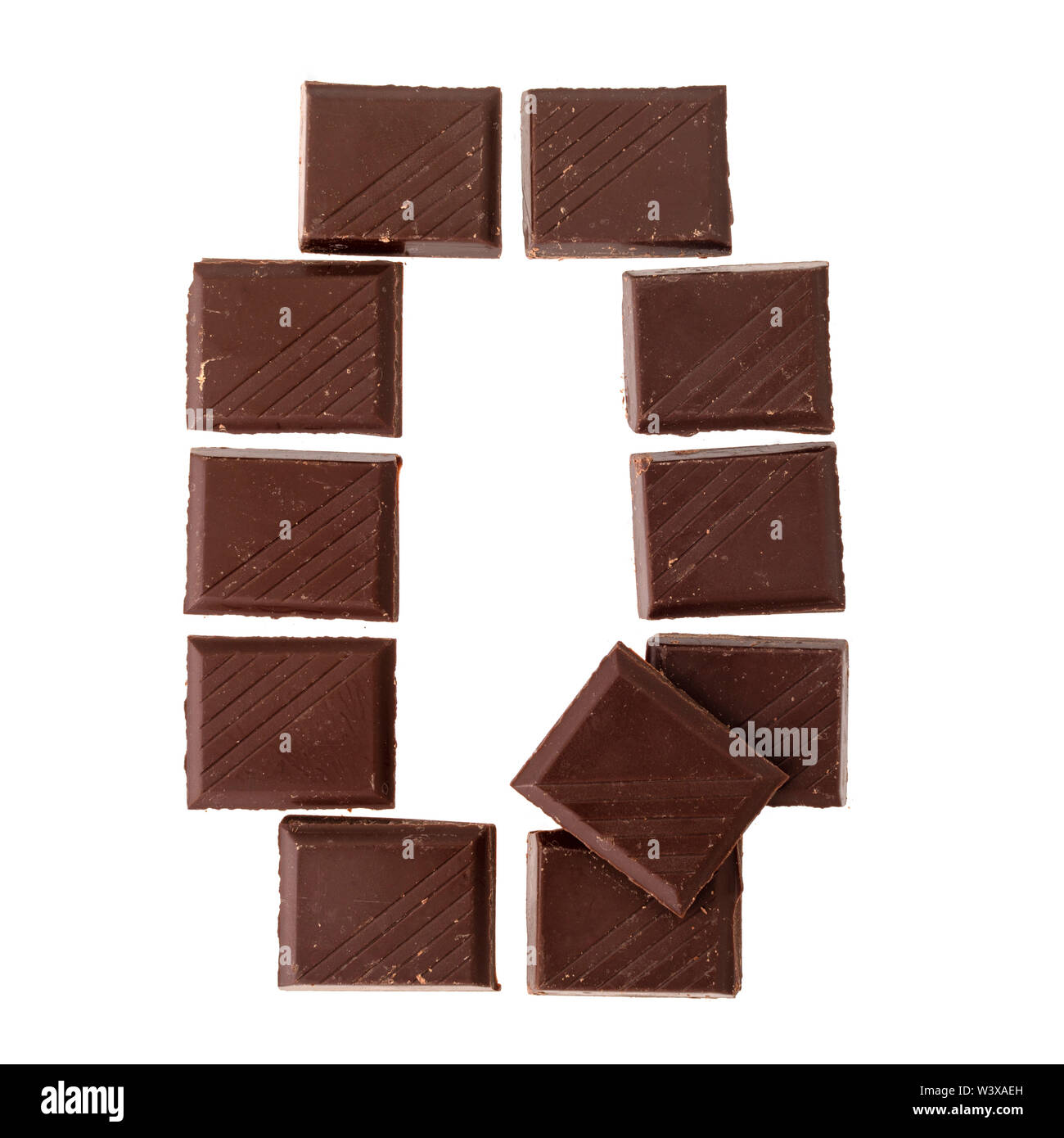 Isolate chocolate letter, alphabet Stock Photo - Alamy