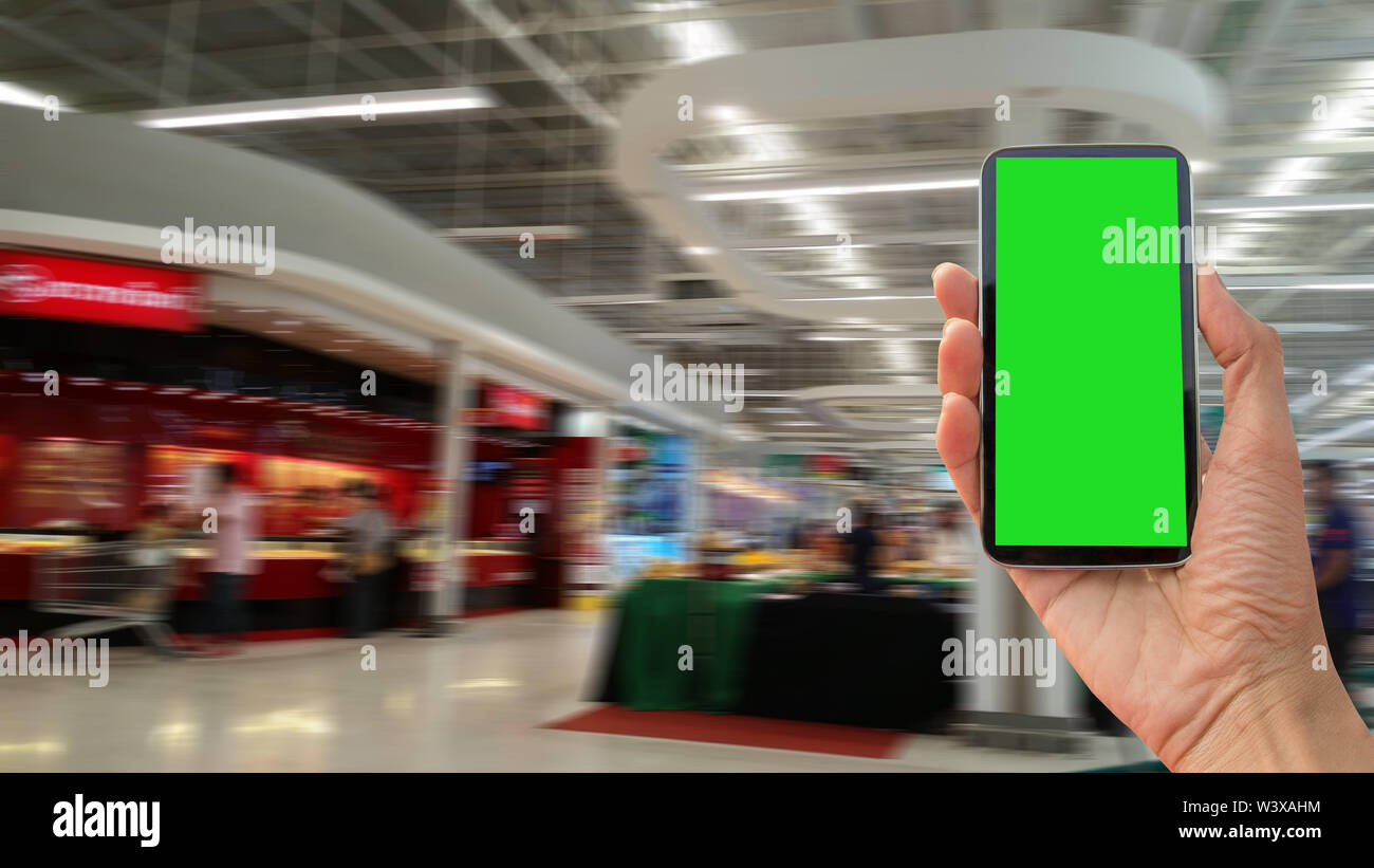 smart phone with background marketing Stock Photo - Alamy