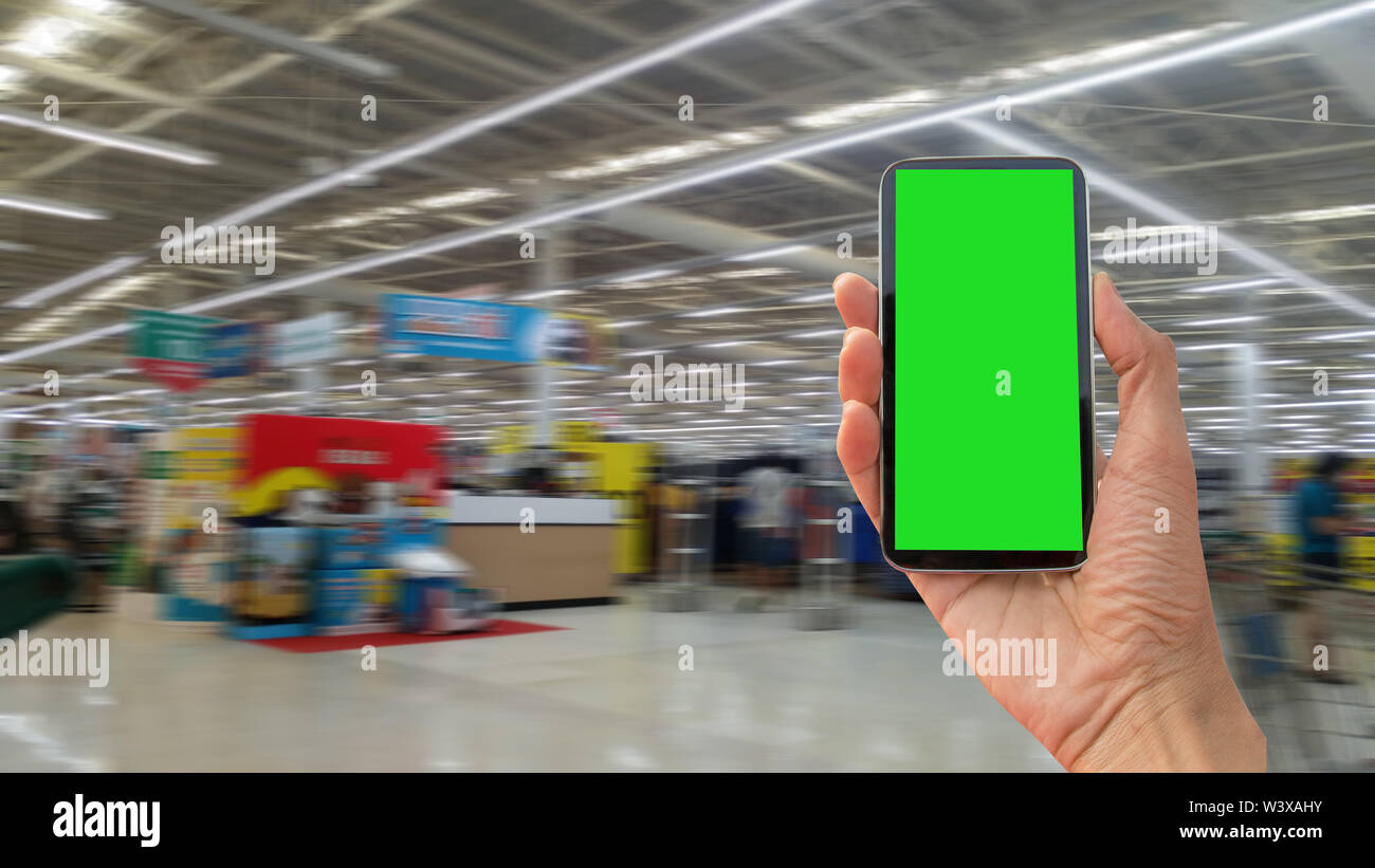 smart phone with background marketing Stock Photo - Alamy