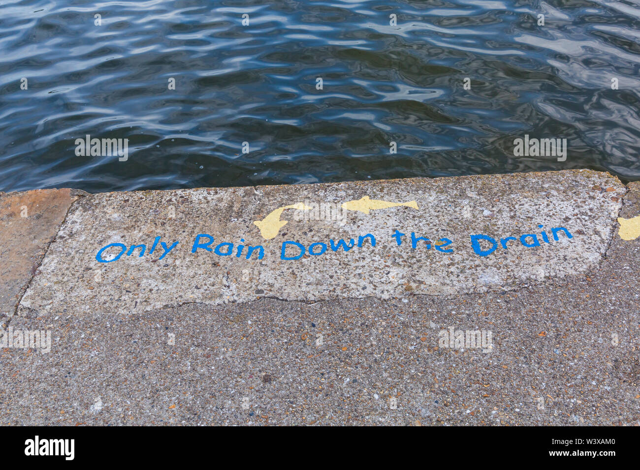 Only rain down the drain hi-res stock photography and images - Alamy