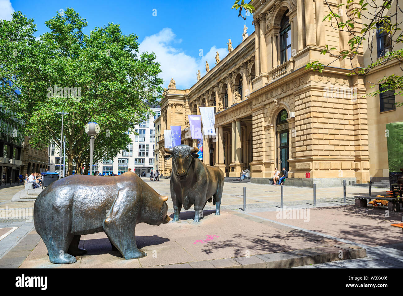 FRANKFURT ON THE MAIN, GERMANY - CIRCA JUNE, 2016: The stock Exchange ...