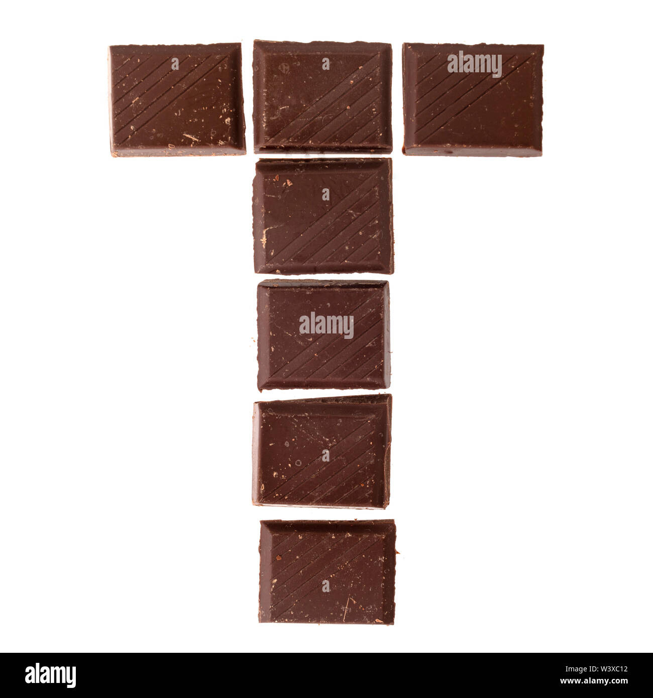 Isolate chocolate letter, alphabet Stock Photo - Alamy