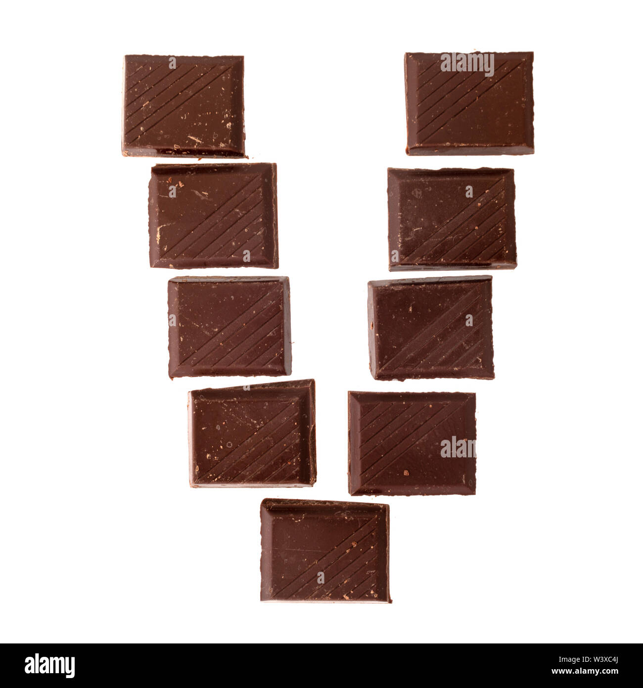 Isolate chocolate letter, alphabet Stock Photo - Alamy