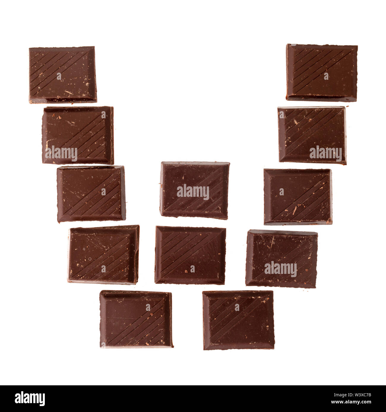Isolate chocolate letter, alphabet Stock Photo - Alamy