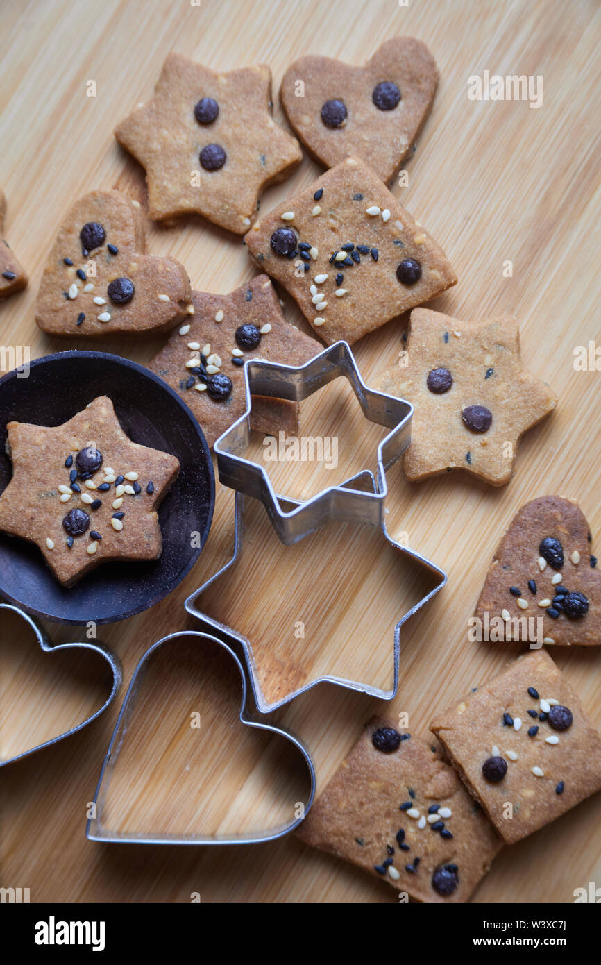 Mini cookies homemade Stock Photo - Alamy