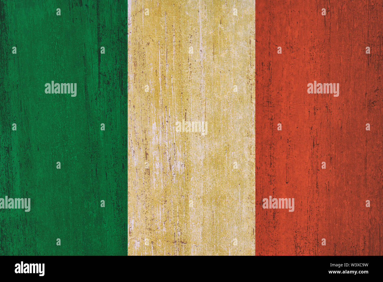 Italy flag background in vintage style Stock Photo - Alamy