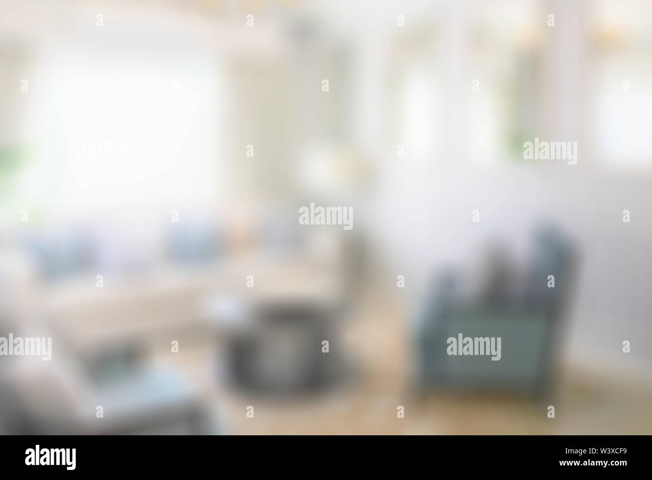 Defocus background living room in modern interior style Stock Photo - Alamy