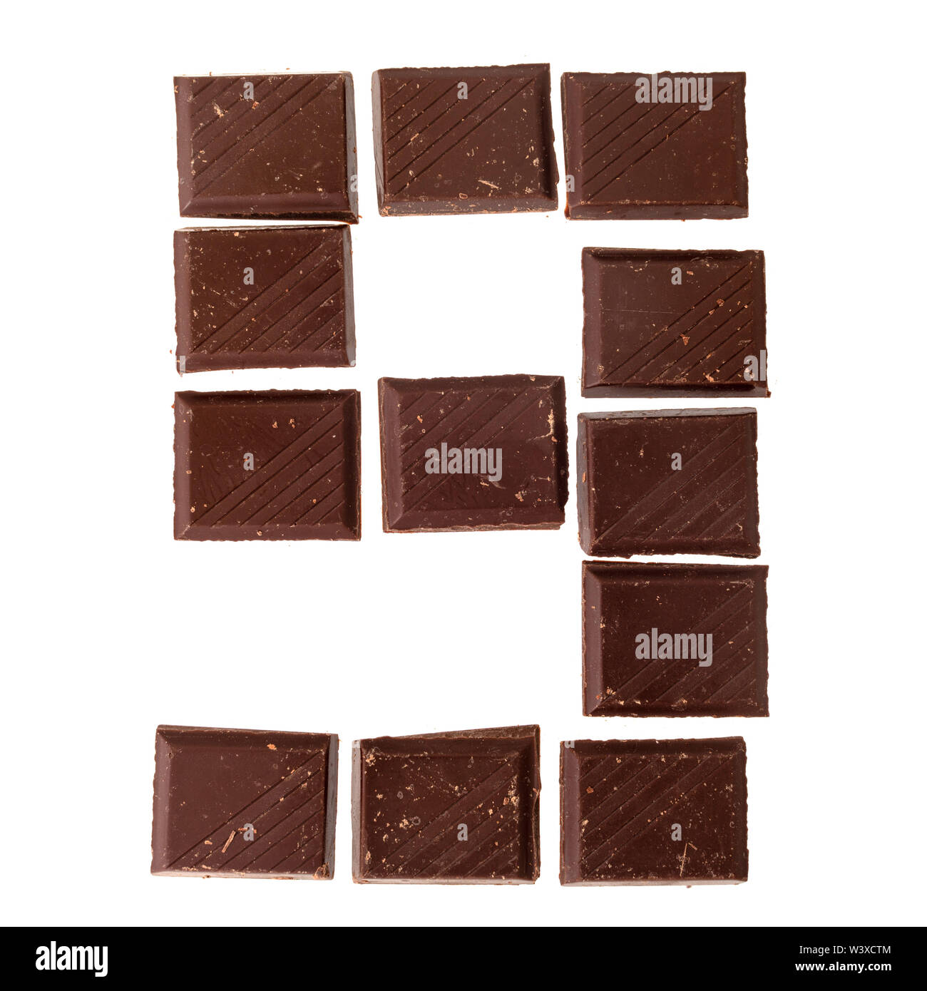 Isolate chocolate letter, alphabet Stock Photo - Alamy