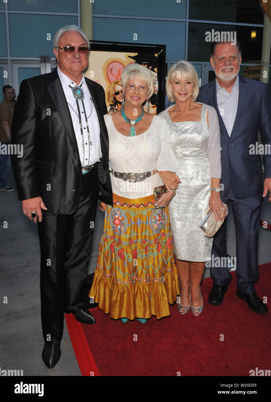 LOS ANGELES, CA. June 23, 2010: Dame Helen Mirren with husband ...