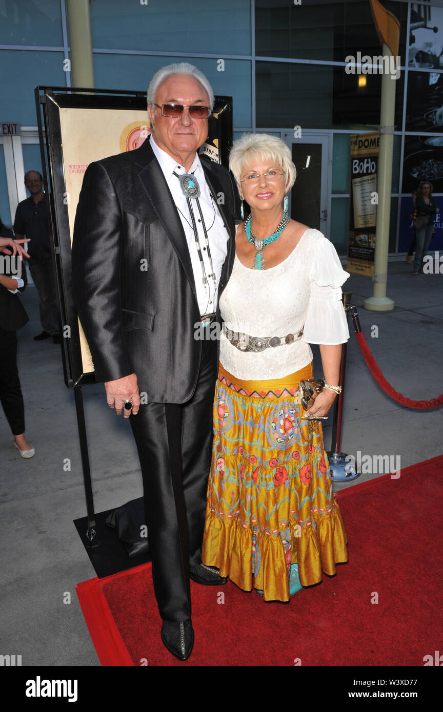 LOS ANGELES, CA. June 23, 2010: Real-life madame Susan Austin & date at ...