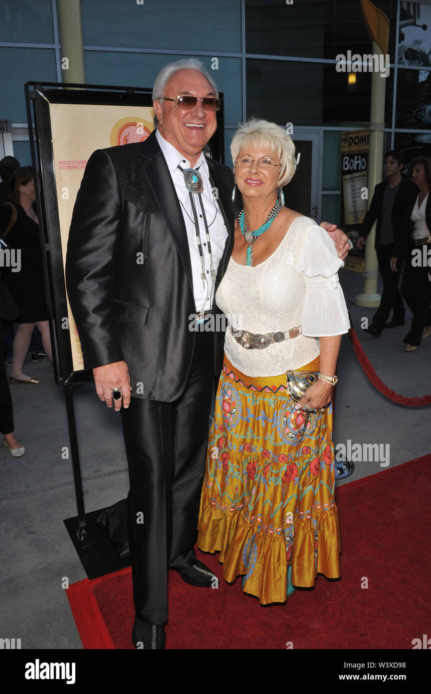 LOS ANGELES, CA. June 23, 2010: Real-life madame Susan Austin & date at ...