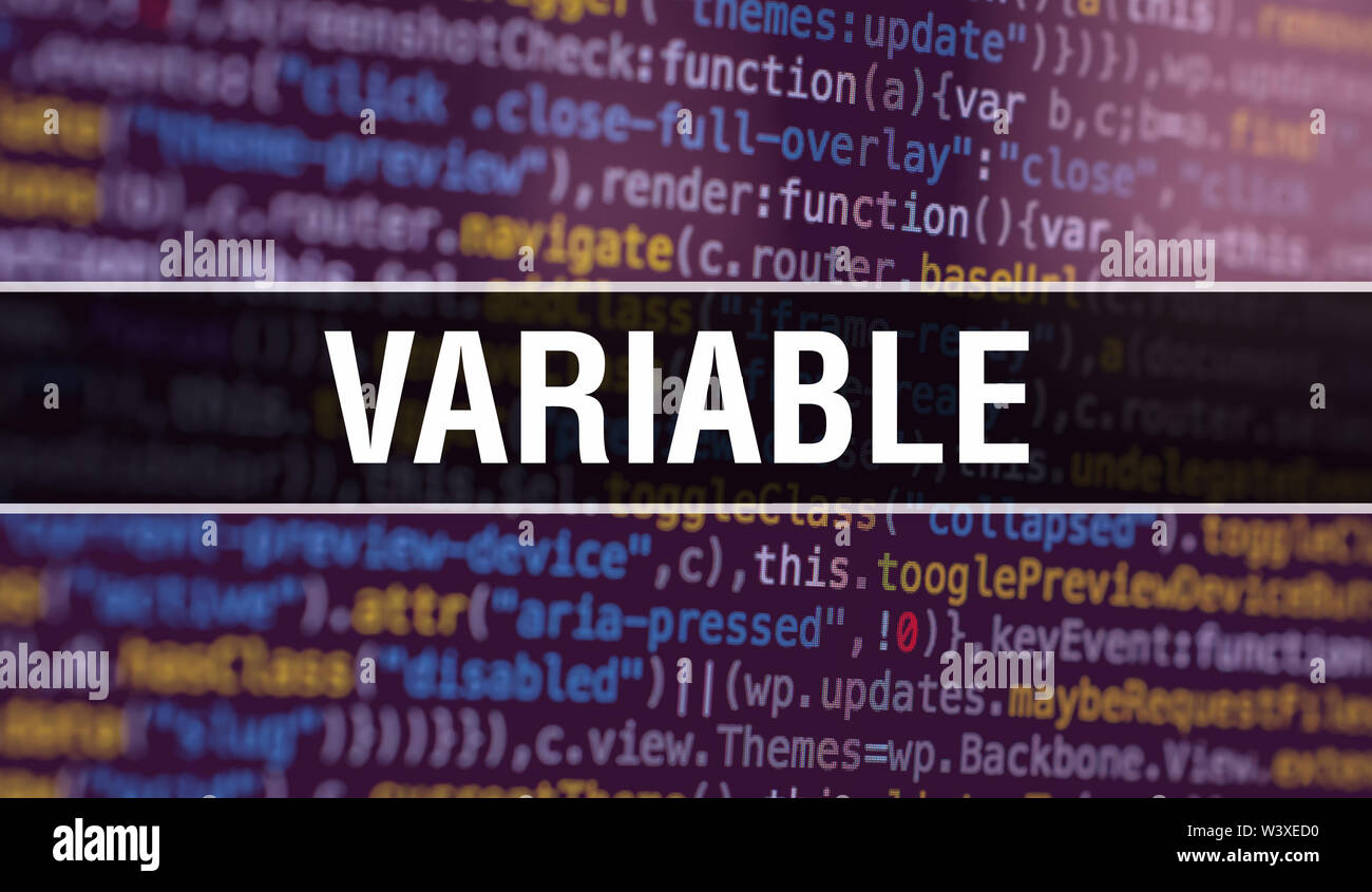 Variable With Abstract Technology Binary Code Backgrounddigital Binary 0164