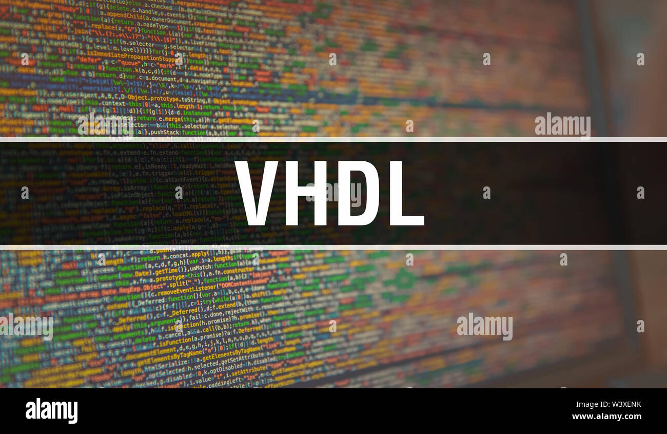 VHDL with Binary code digital technology background. Abstract ... VHDL with Binary code digital technology background. Abstract ...