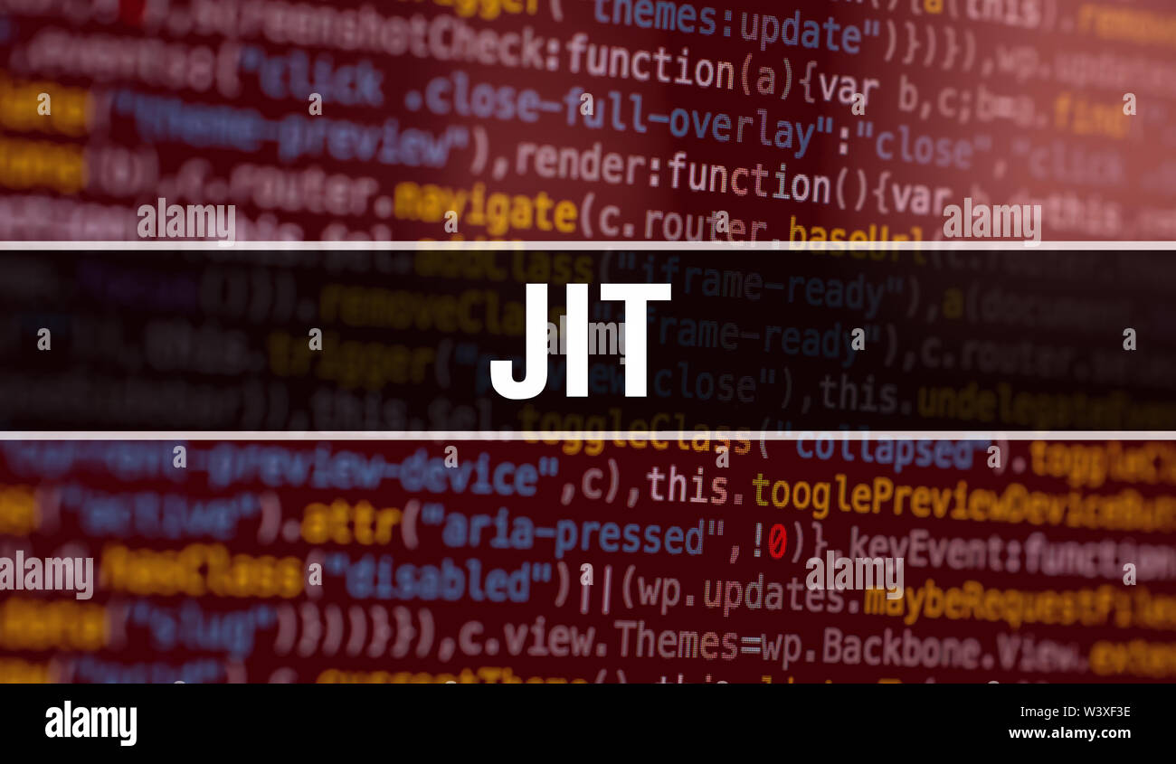 Jit With Abstract Technology Binary Code Backgrounddigital Binary Data And Secure Data Concept