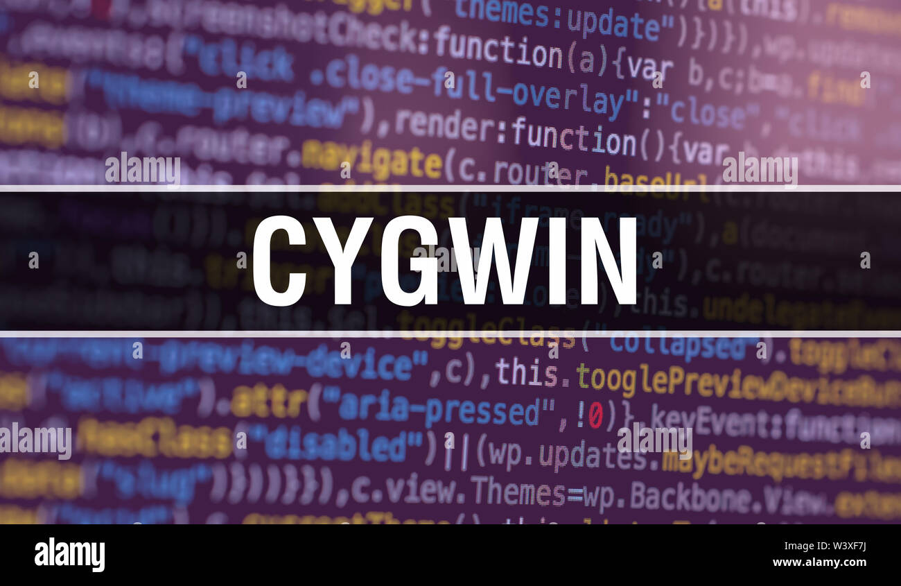 Cygwin background hi-res stock photography and images - Alamy