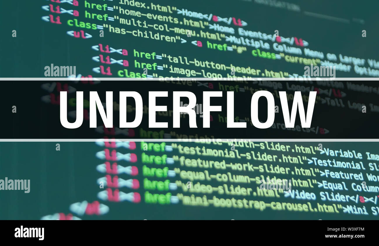 Underflow image hi-res stock photography and images - Alamy