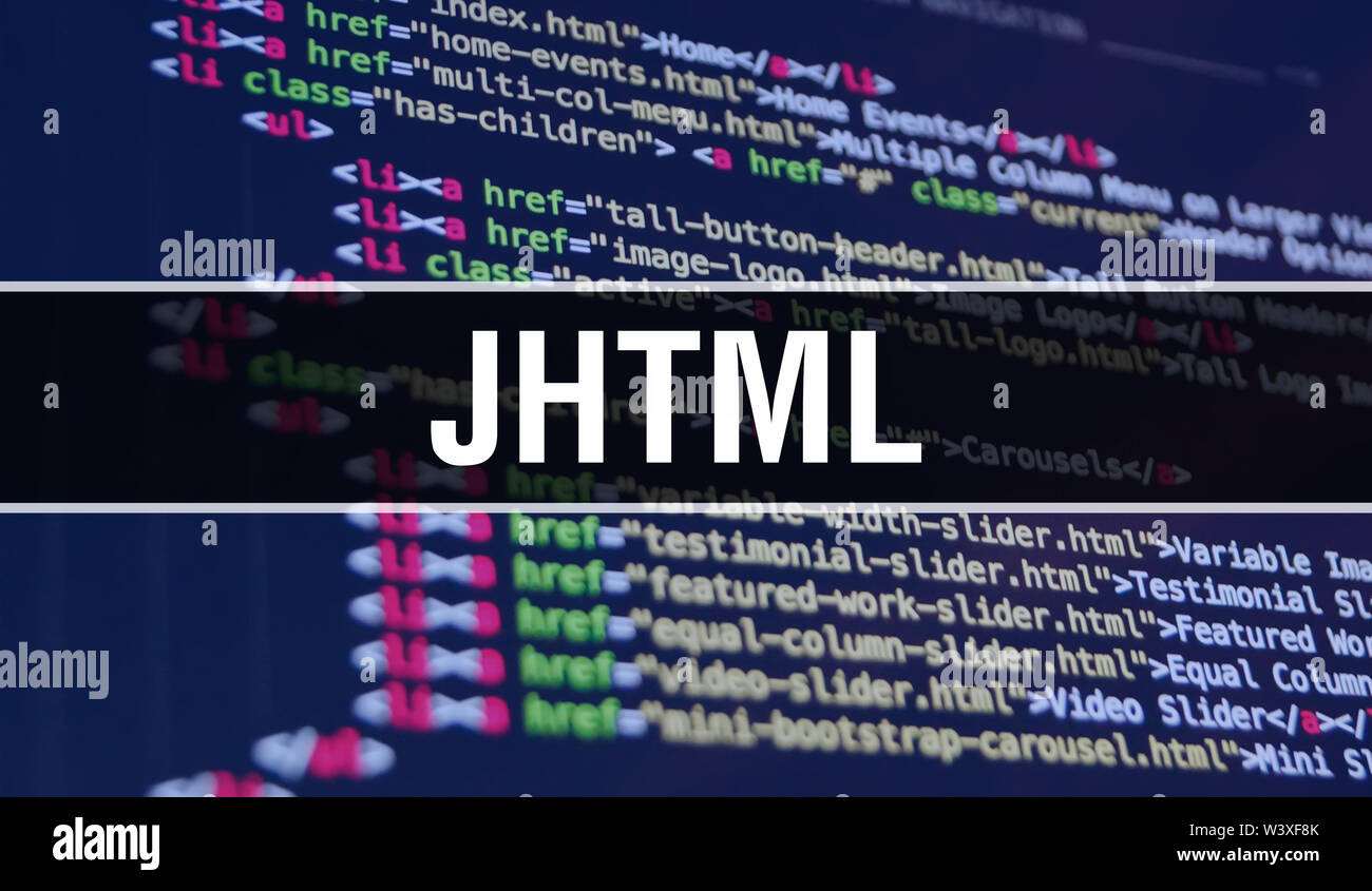 Jhtml background hi-res stock photography and images - Alamy