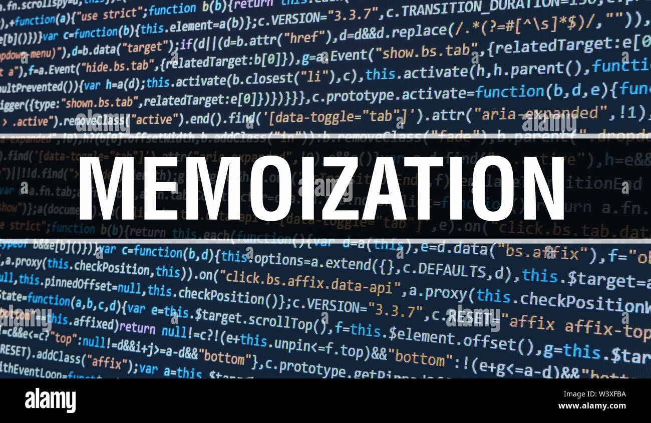 Memoization Concept With Random Parts Of Program Code Memoization With Programming Code