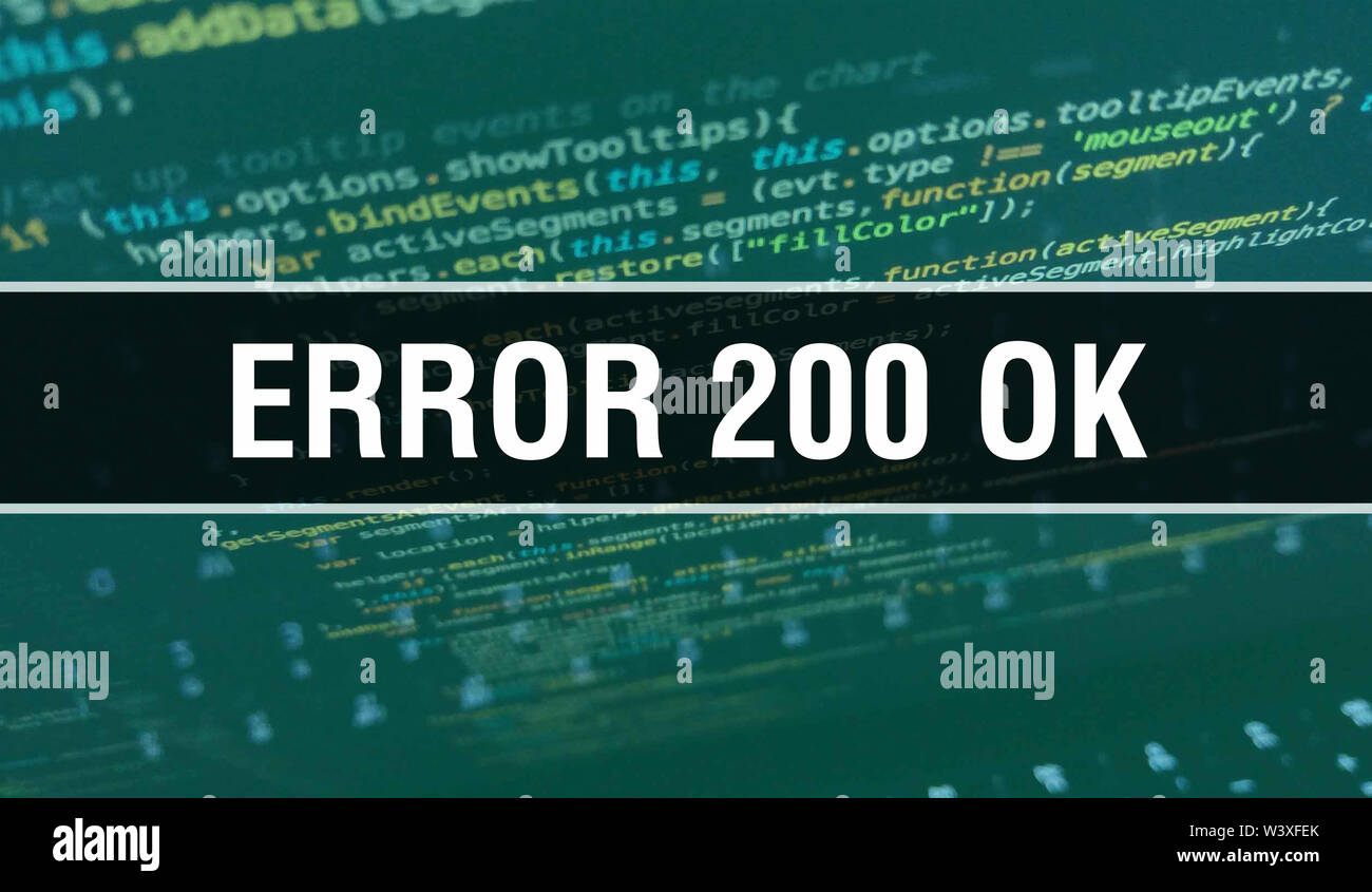 Error 200 ok image hi-res stock photography and images - Alamy