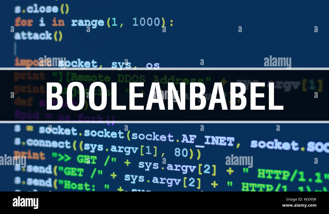 Booleanbabel text hi-res stock photography and images - Alamy